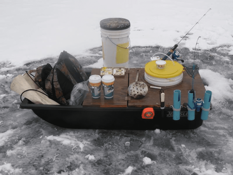 Ice Fishing Sled Ideas: Modifications to Improve Space, Organization ...